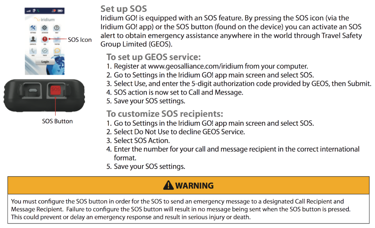 Iridium GO Satellite Hub Quick Start Guide • Apollo Satellite